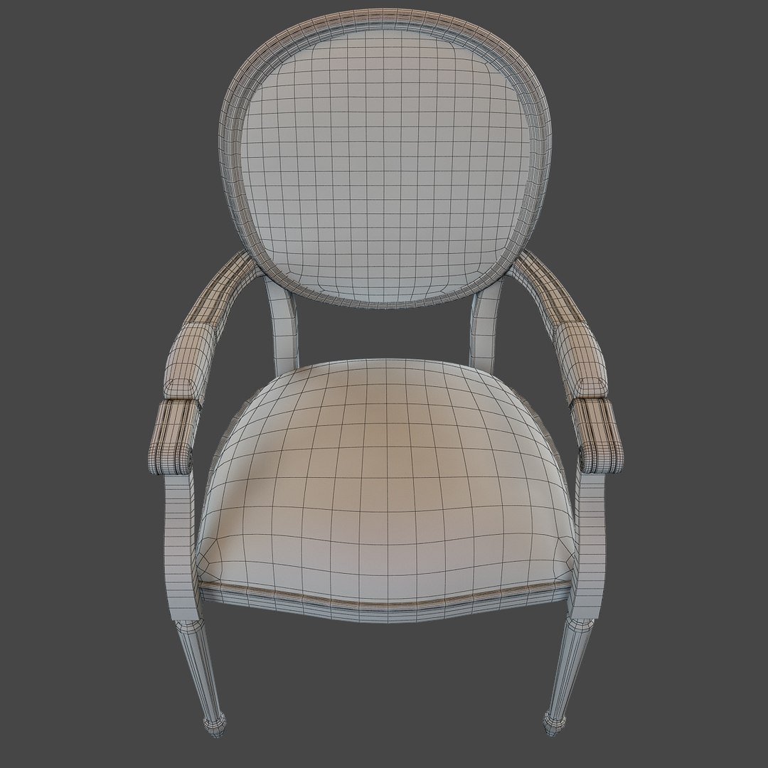 3d classic chair model