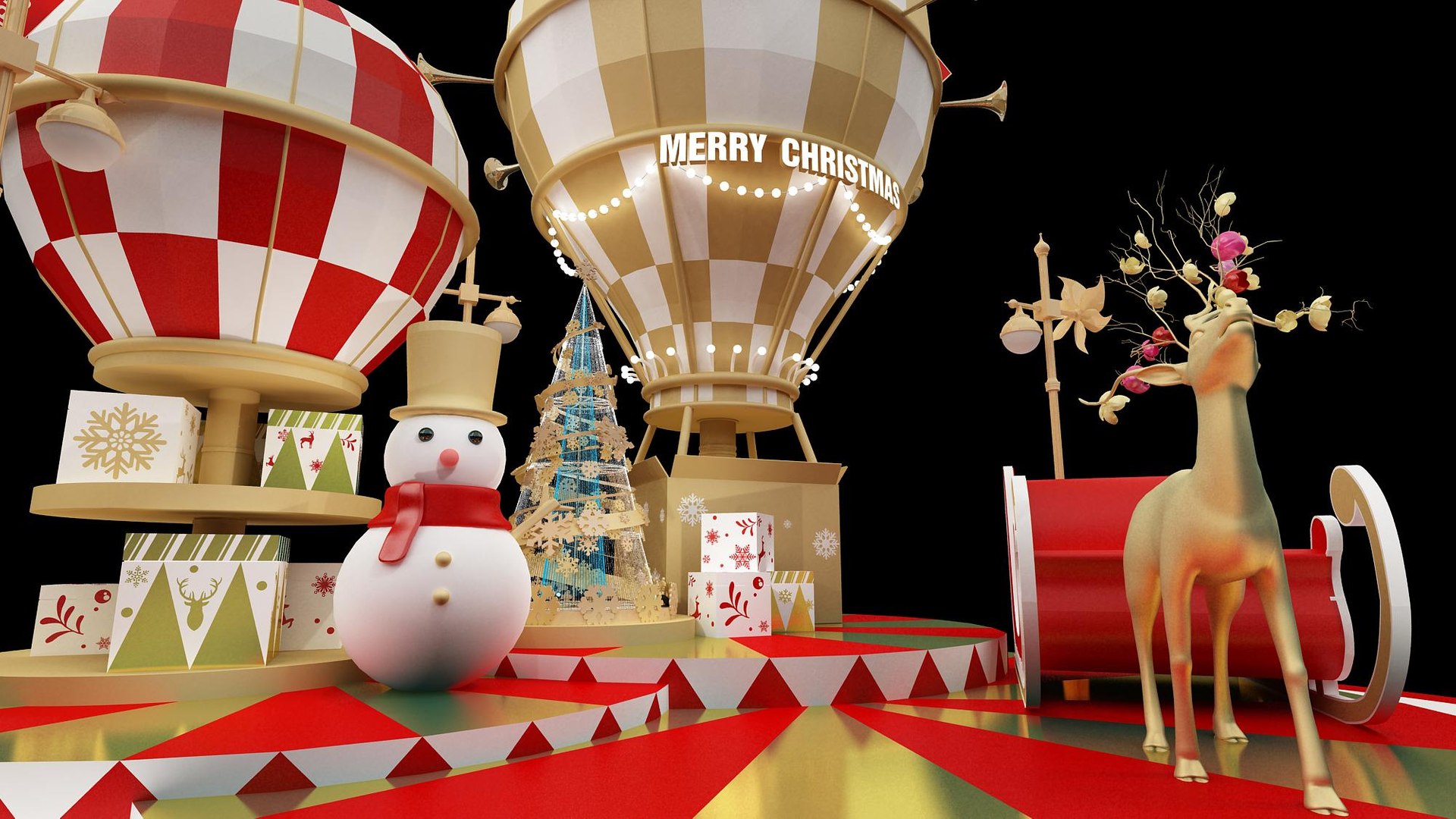 3D Christmas Model - TurboSquid 1355752