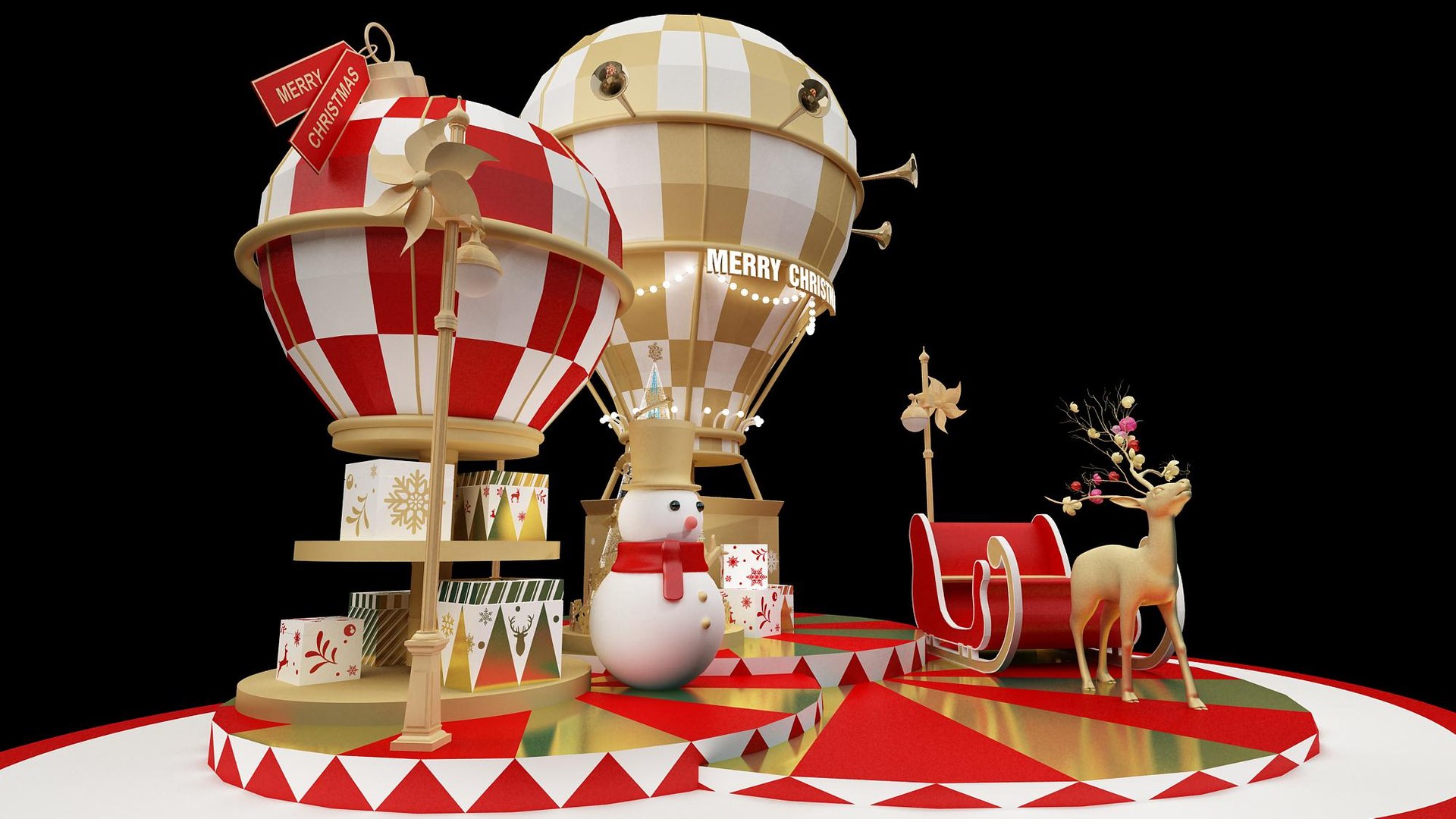 3D Christmas Model - TurboSquid 1355752