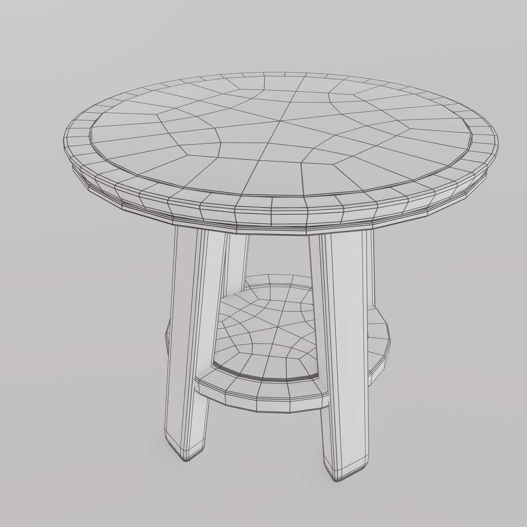 Free 3D Round Table Model - TurboSquid 2129302