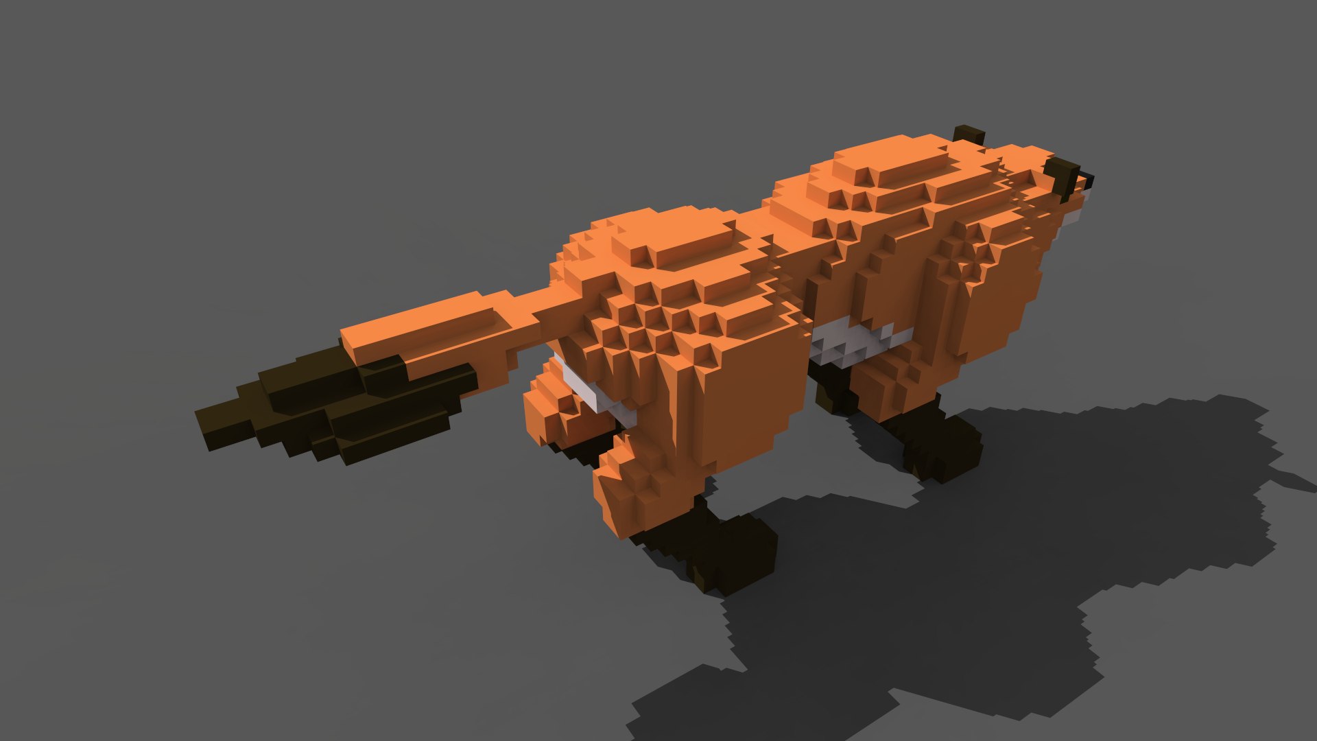 Voxel Fox 3D Model - TurboSquid 1362415