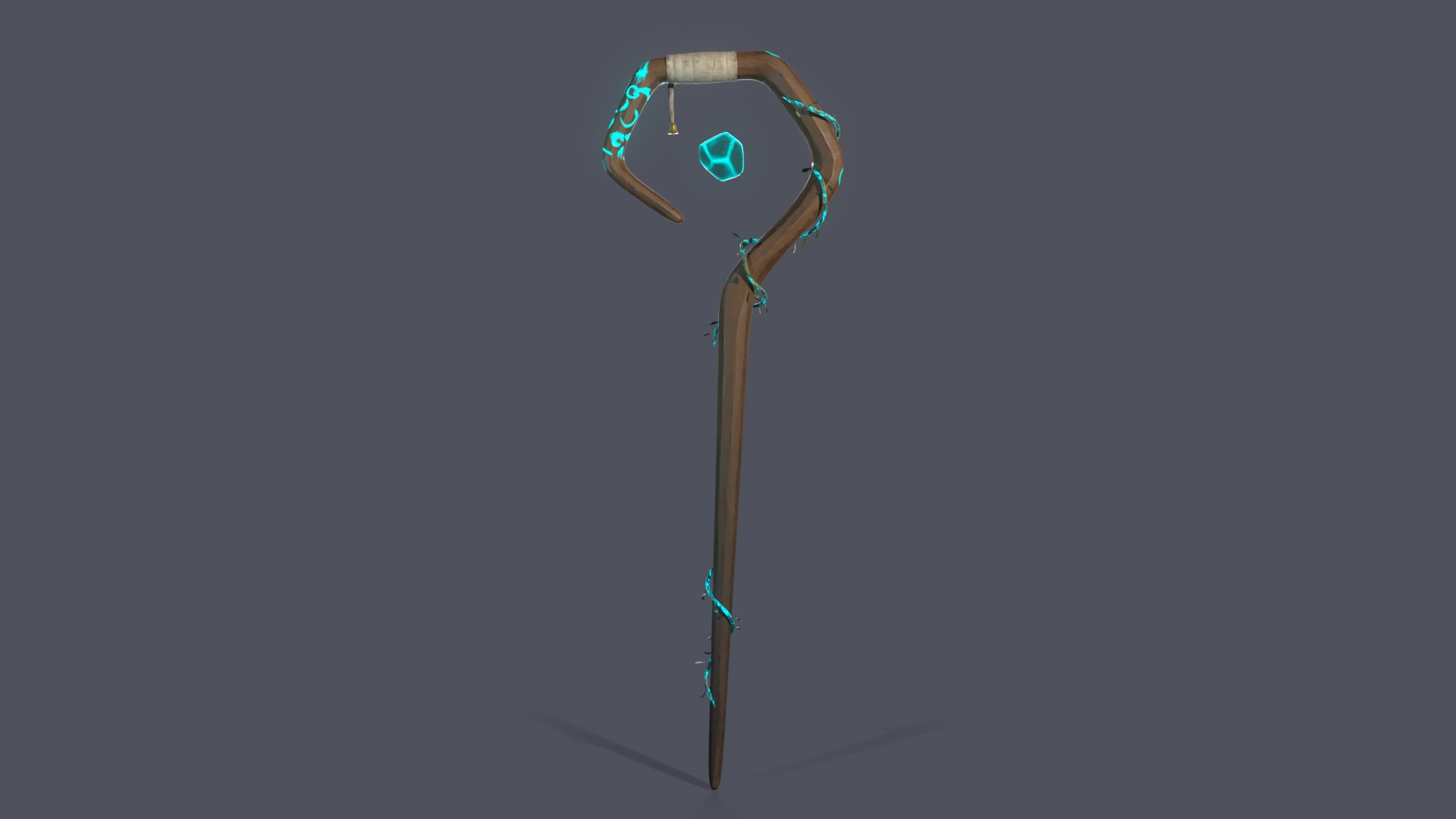 3D Runic Wand - Stylized 3D Model Model - TurboSquid 1968812