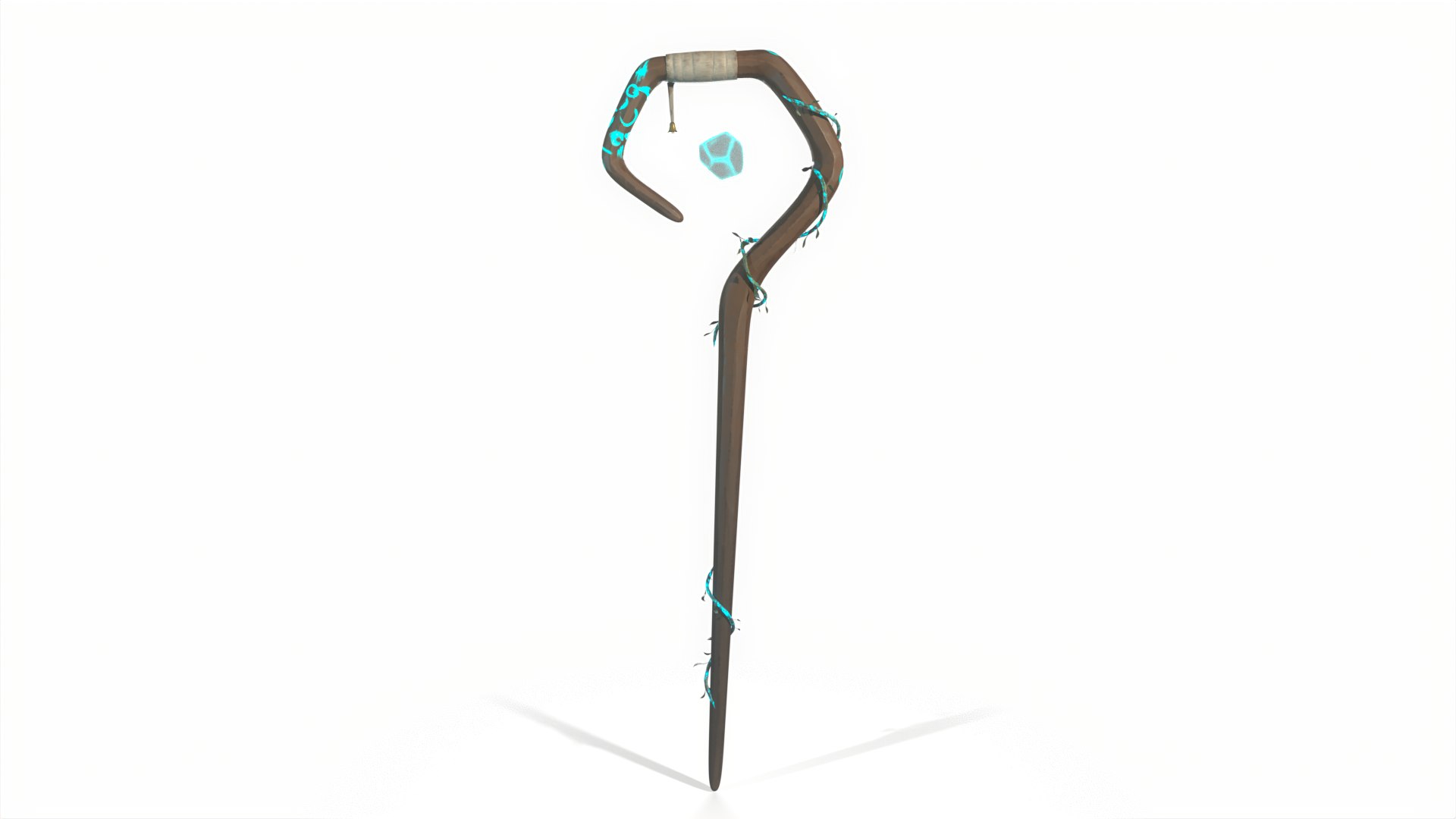 3D Runic Wand - Stylized 3D Model model - TurboSquid 1968812