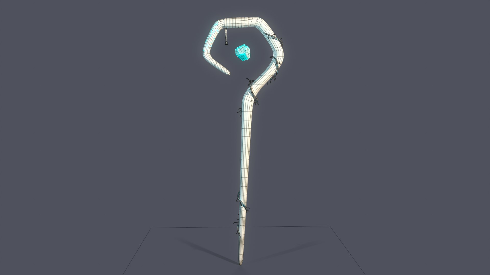 3D Runic Wand - Stylized 3D Model Model - TurboSquid 1968812