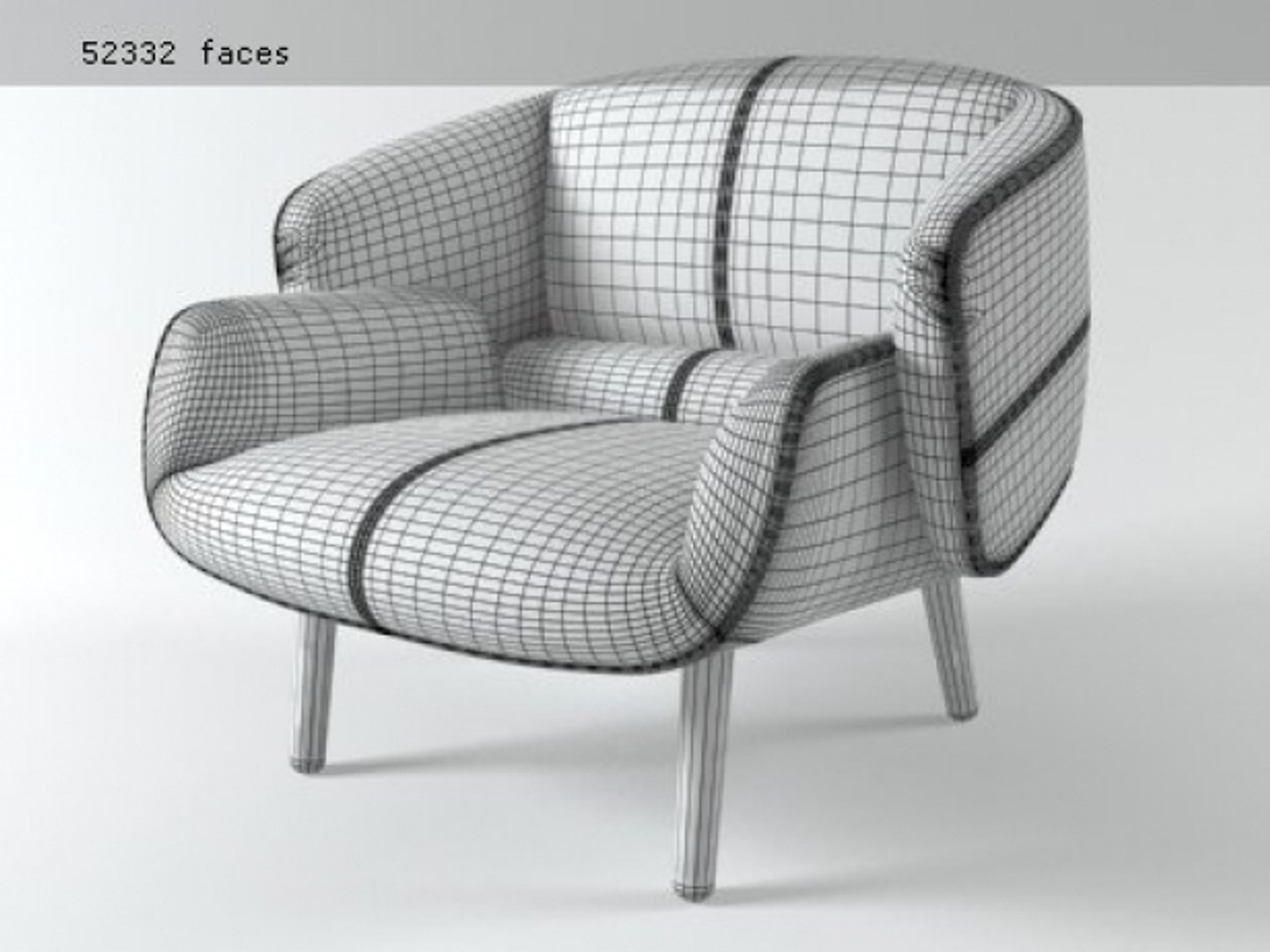 Fusion Chair 3D Model - TurboSquid 1175334