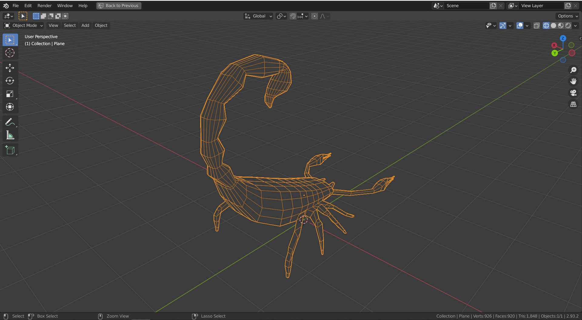 3D Low-poly Scorpion Model - TurboSquid 1777233