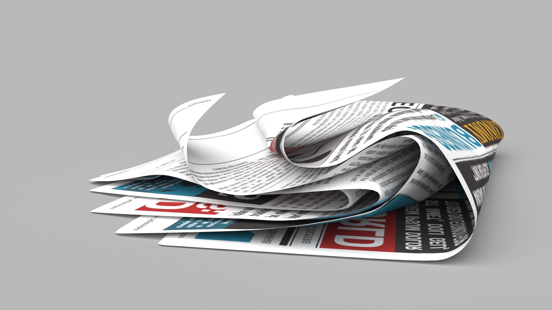 3D Model Newspaper Scenes - TurboSquid 1556147