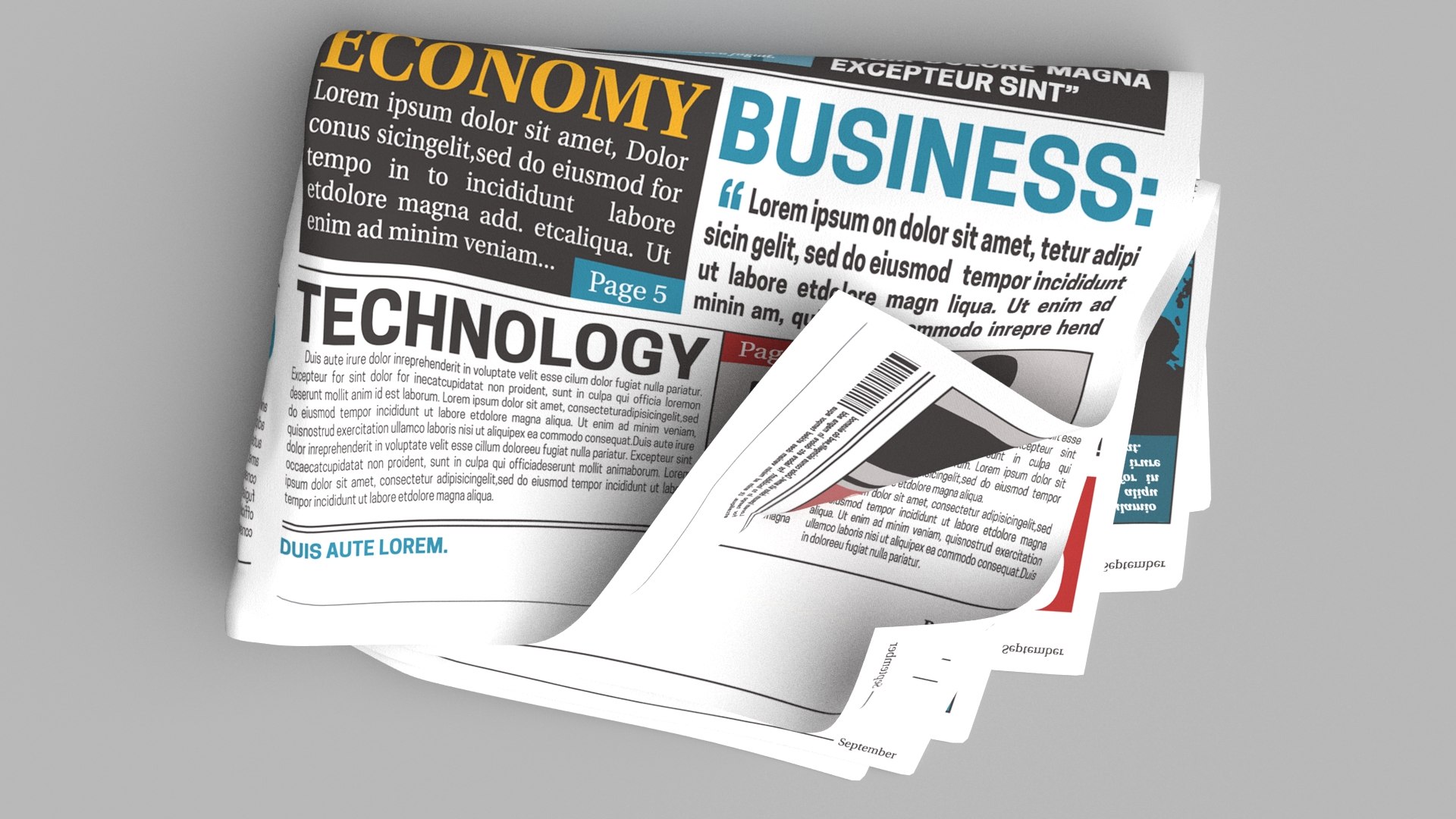 3D Model Newspaper Scenes - TurboSquid 1556147