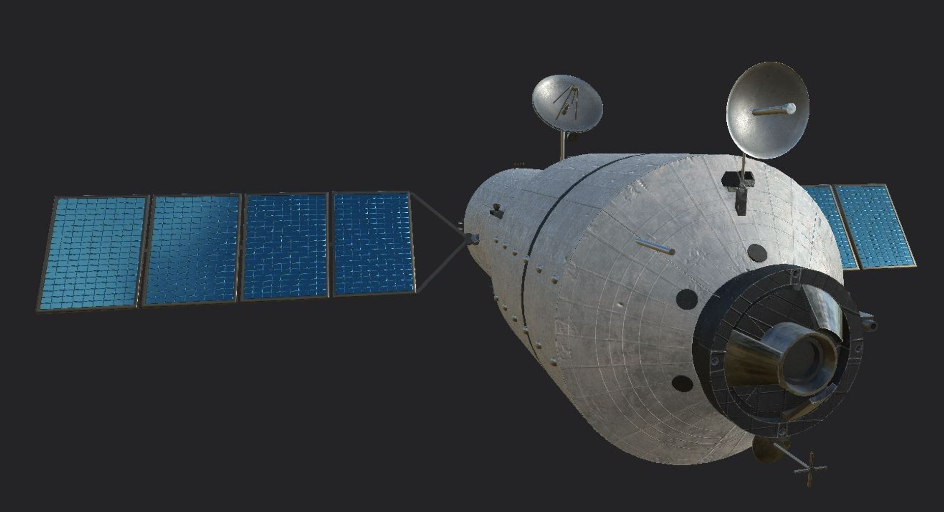 3D Tiangong 1 Model - TurboSquid 1243902