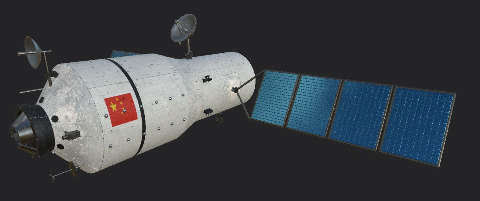 3D Tiangong 1 Model - TurboSquid 1243902