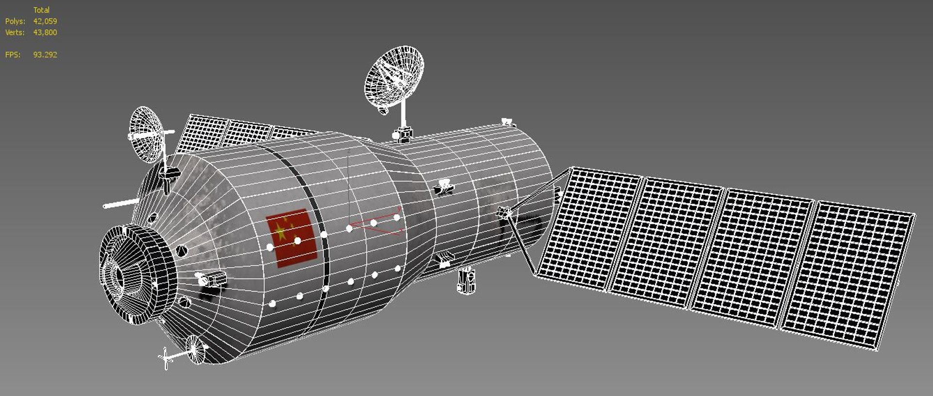 3D Tiangong 1 Model - TurboSquid 1243902