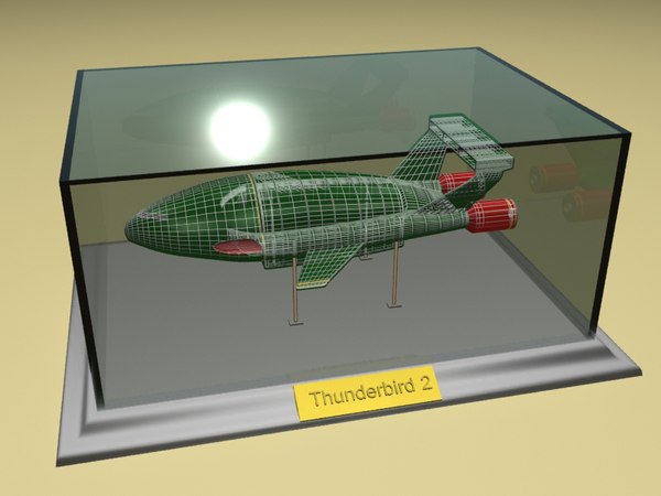 3d thunderbird 2 model