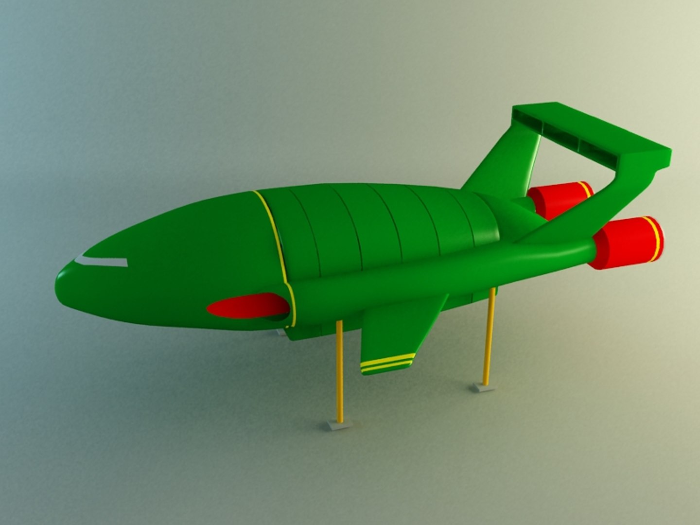 3d Thunderbird 2 Model