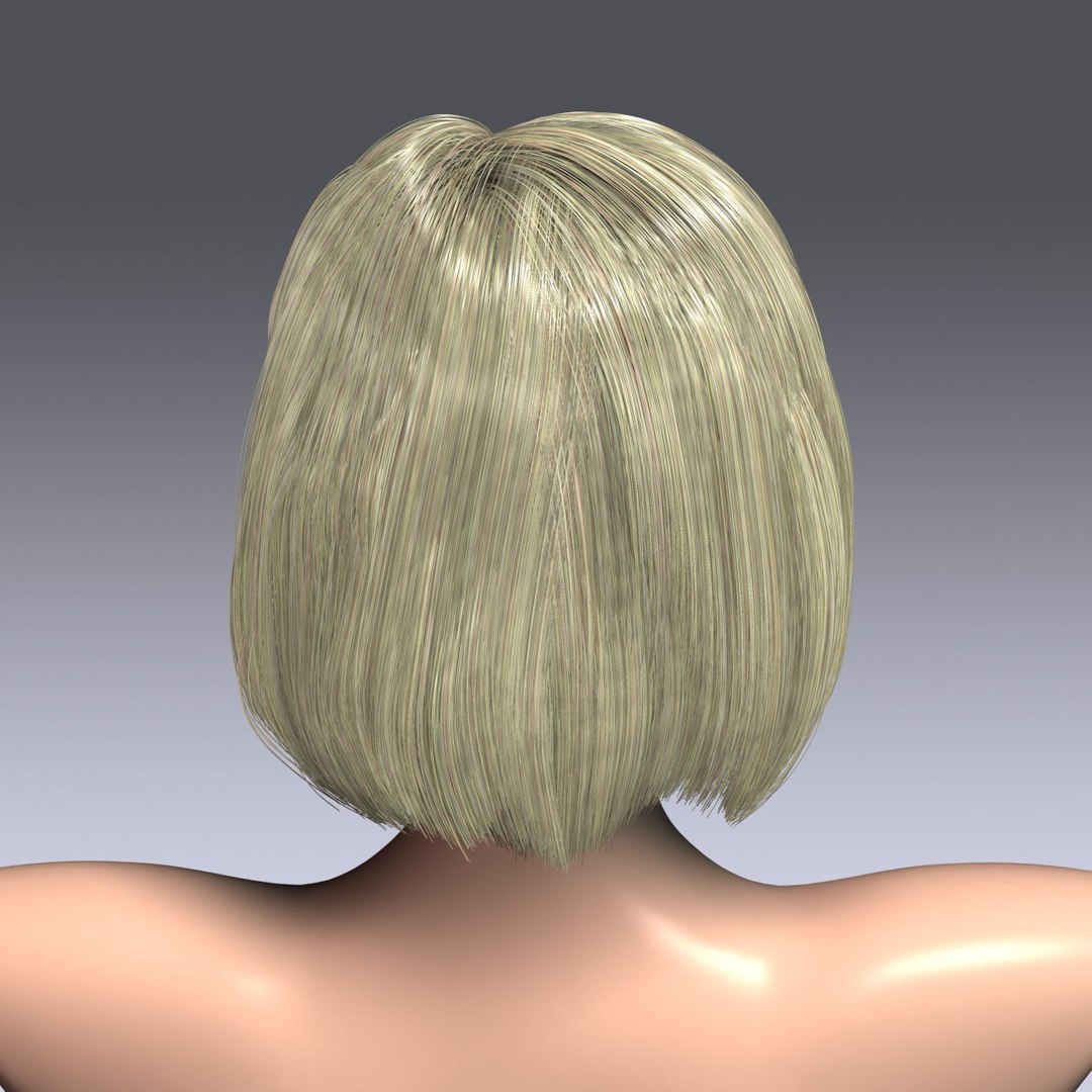 3d Hair Virtual Model