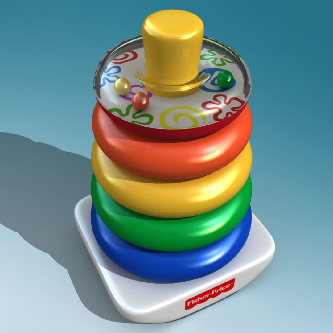 3d Stacking Rings Toy