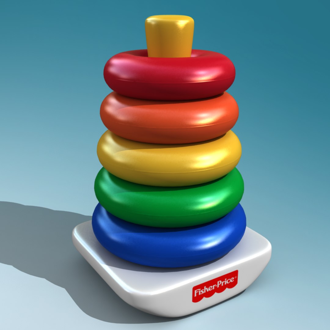 3d Stacking Rings Toy