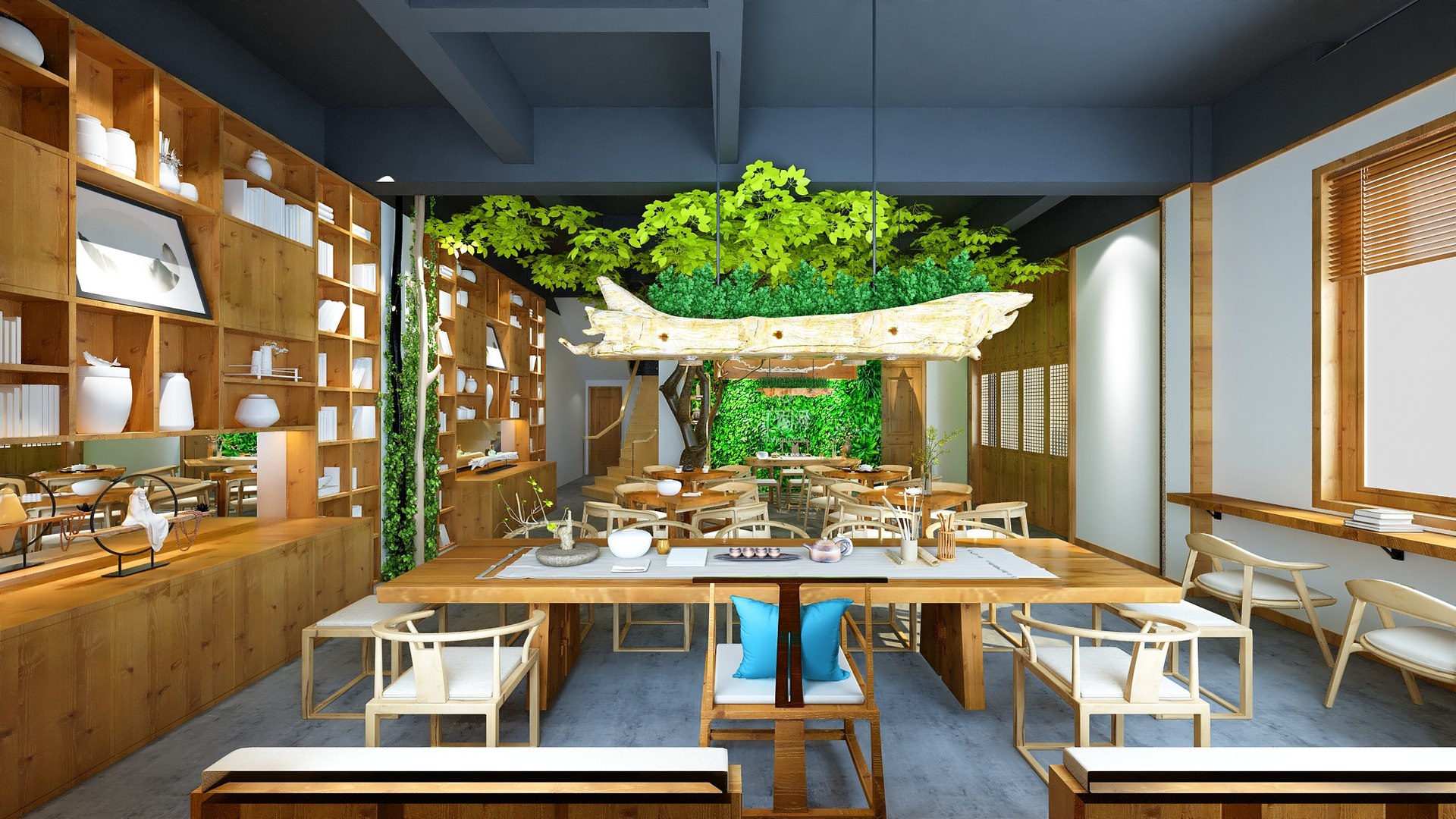 3D Model Book Store Interior - TurboSquid 1691621