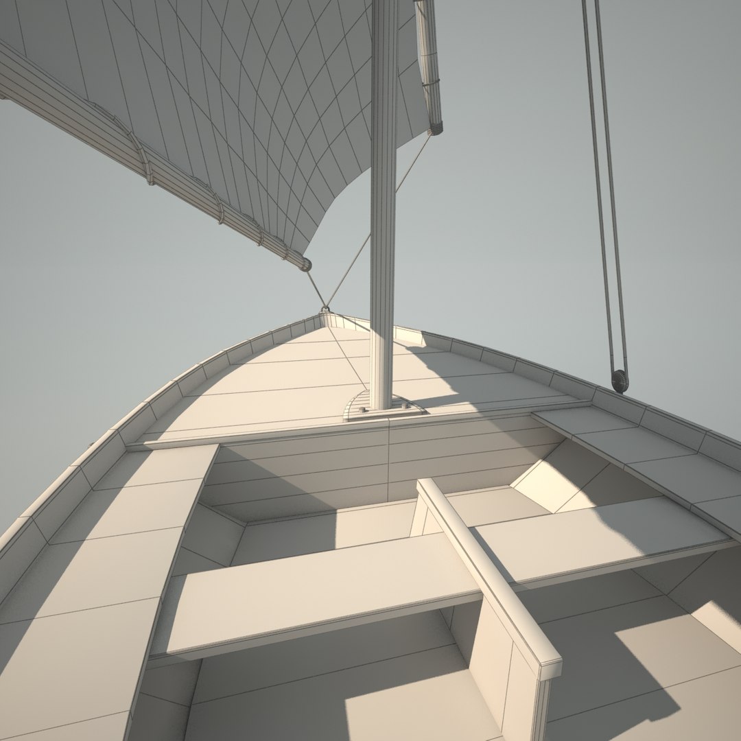 3d Model Sailing Boat