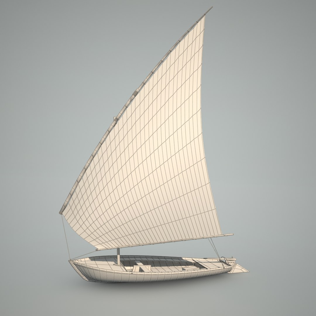 3d Model Sailing Boat
