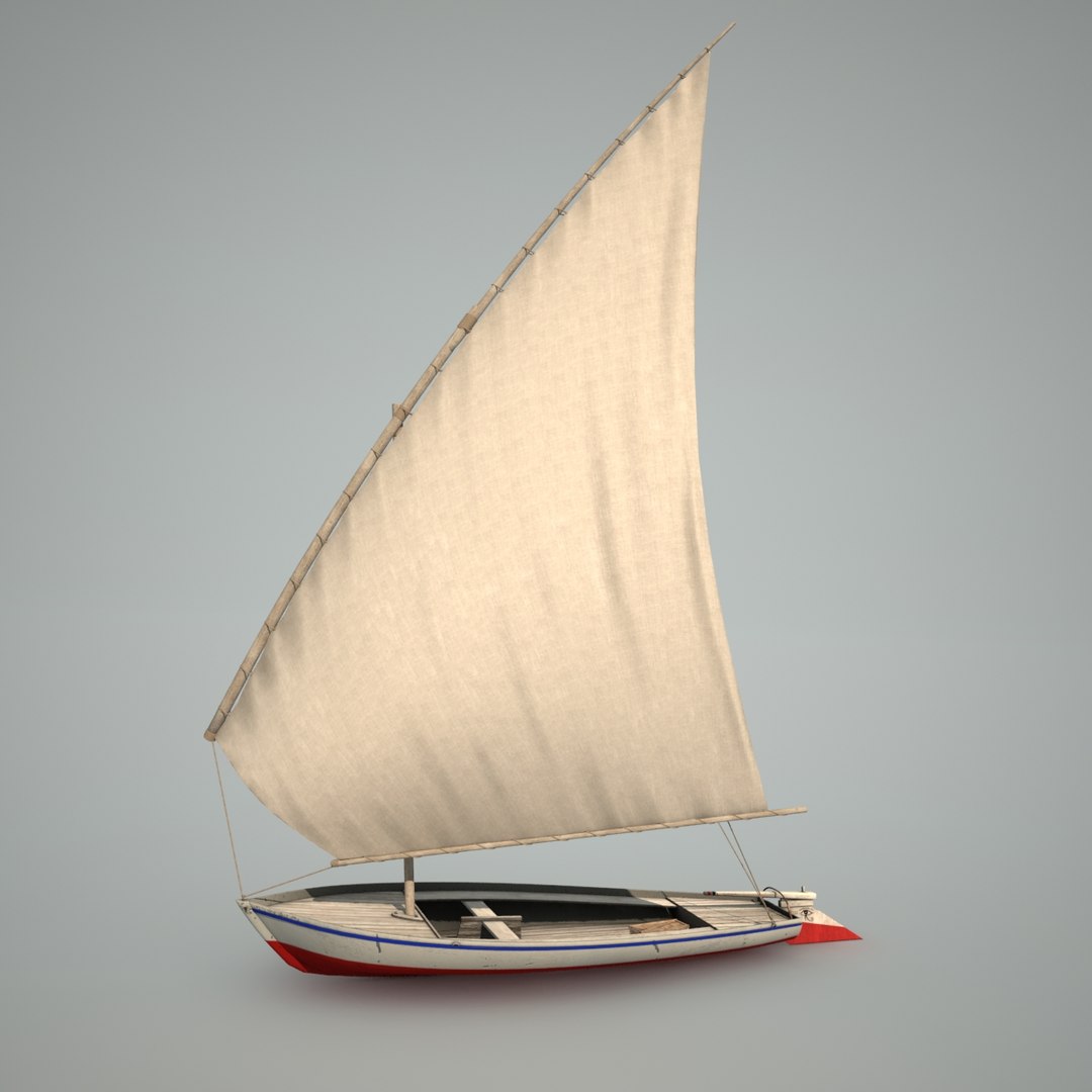 3d Model Sailing Boat