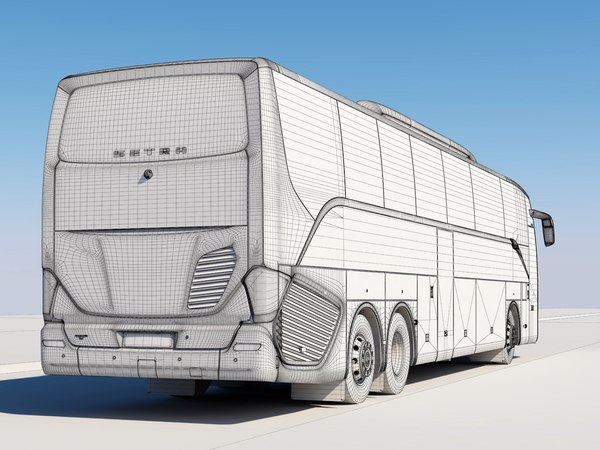 3d model setra s 517 hd