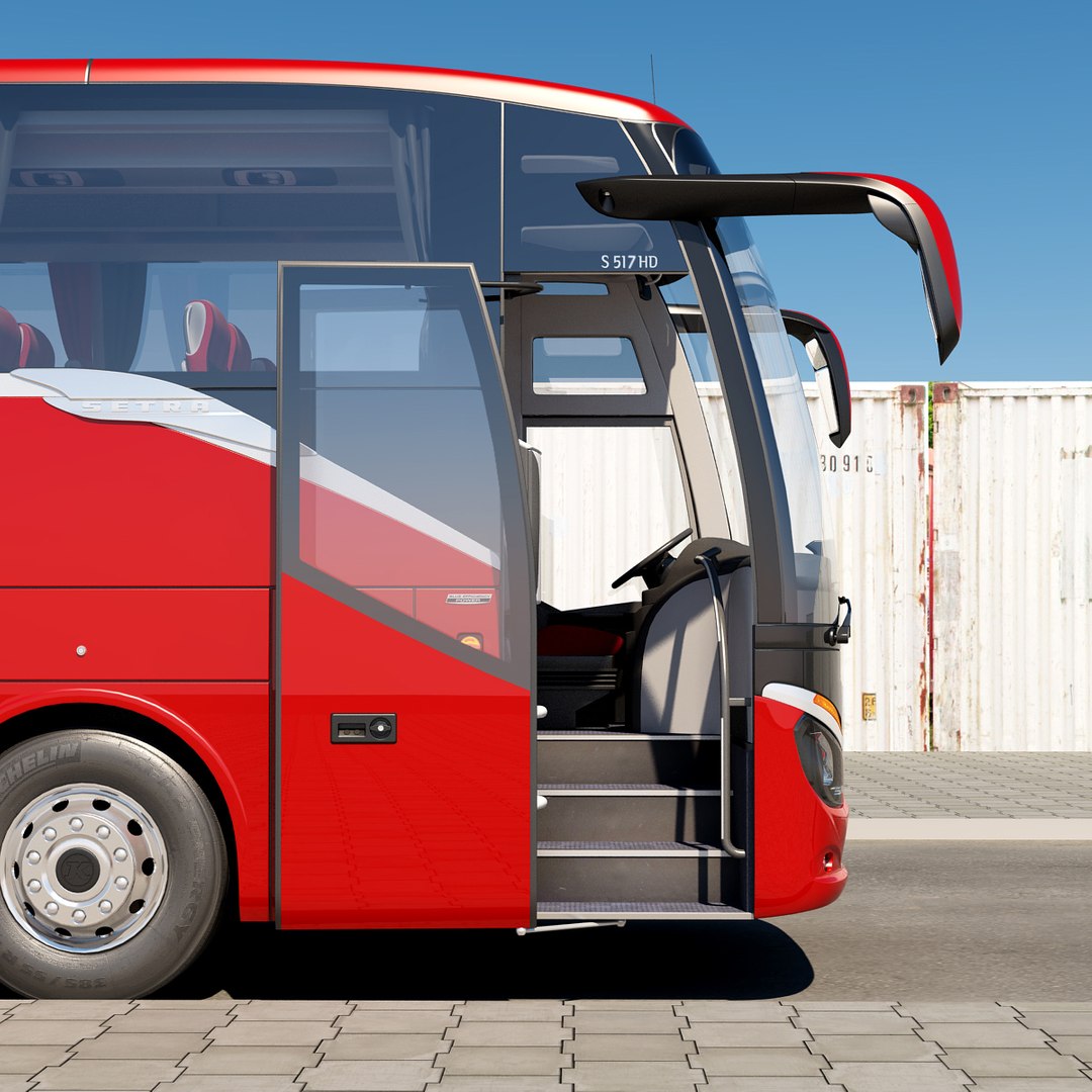 3d Model Setra S 517 Hd