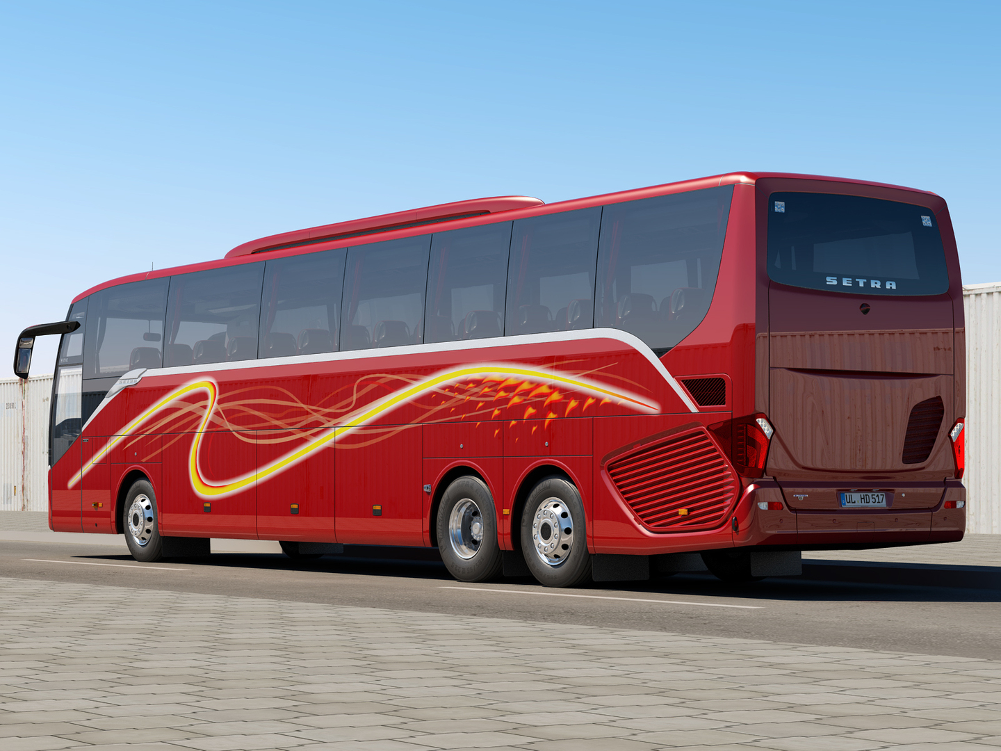 3d model setra s 517 hd