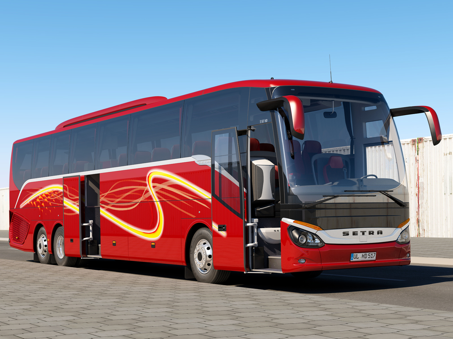 3d model setra s 517 hd