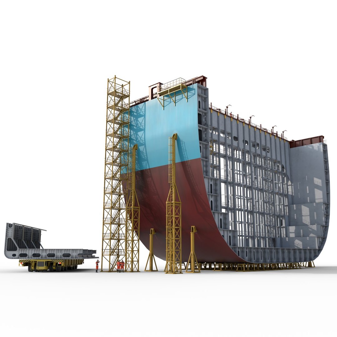Containershipsection 3D Model - TurboSquid 2184722