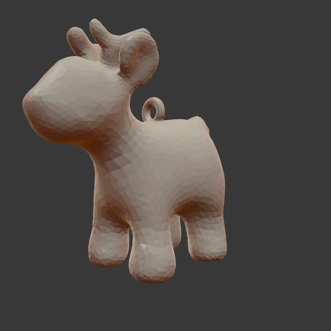 3D Cartoon Deer Stl Medium Model - TurboSquid 1355739