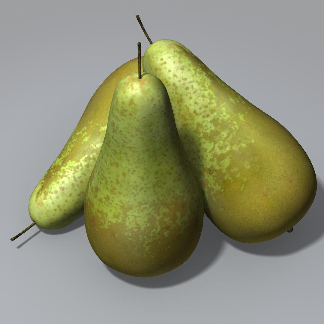 3d Conference Pear Model