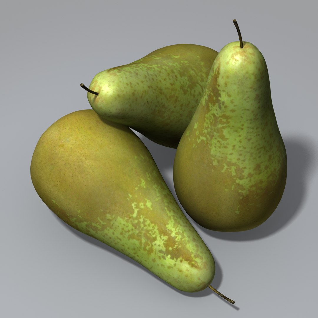3d Conference Pear Model