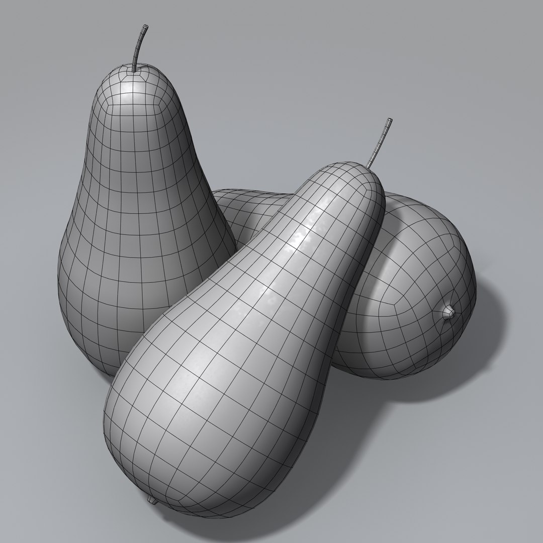 3d Conference Pear Model