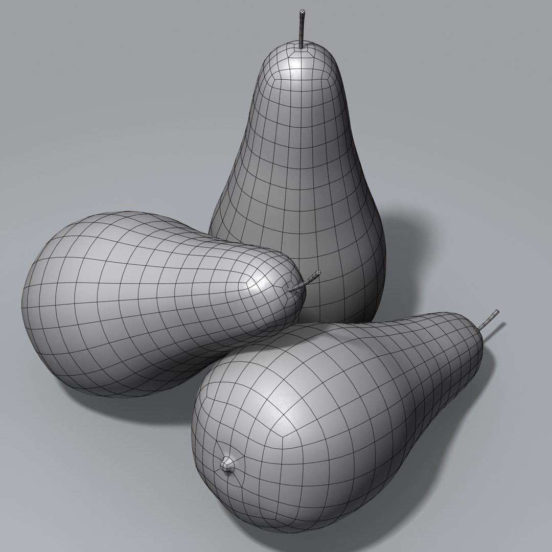 3d Conference Pear Model