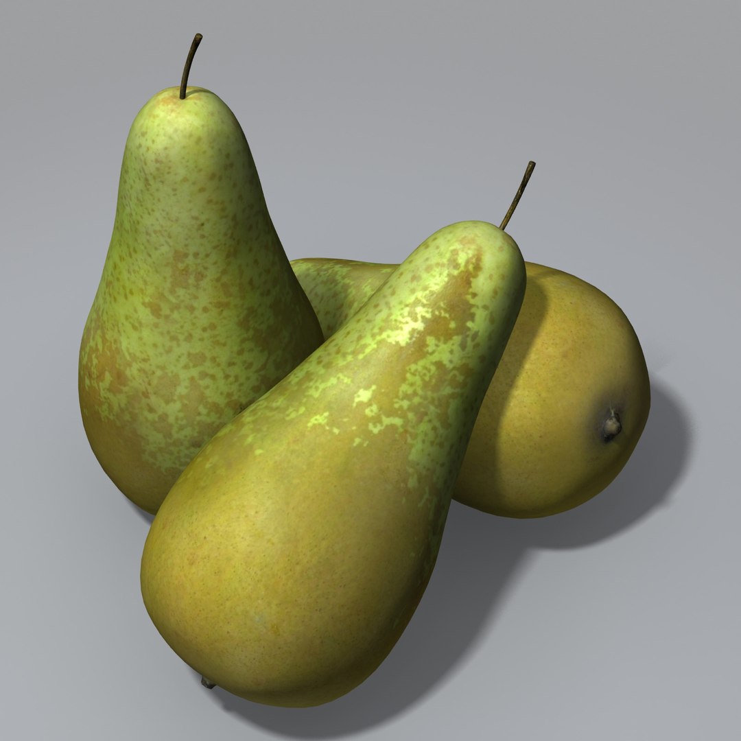 3d Conference Pear Model