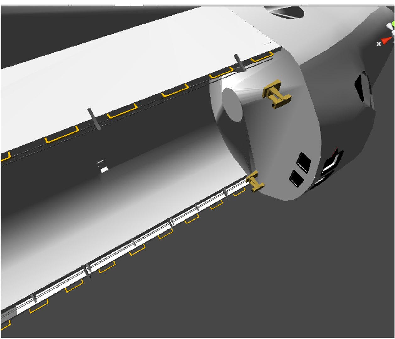 hi resolution space shuttle 3d model