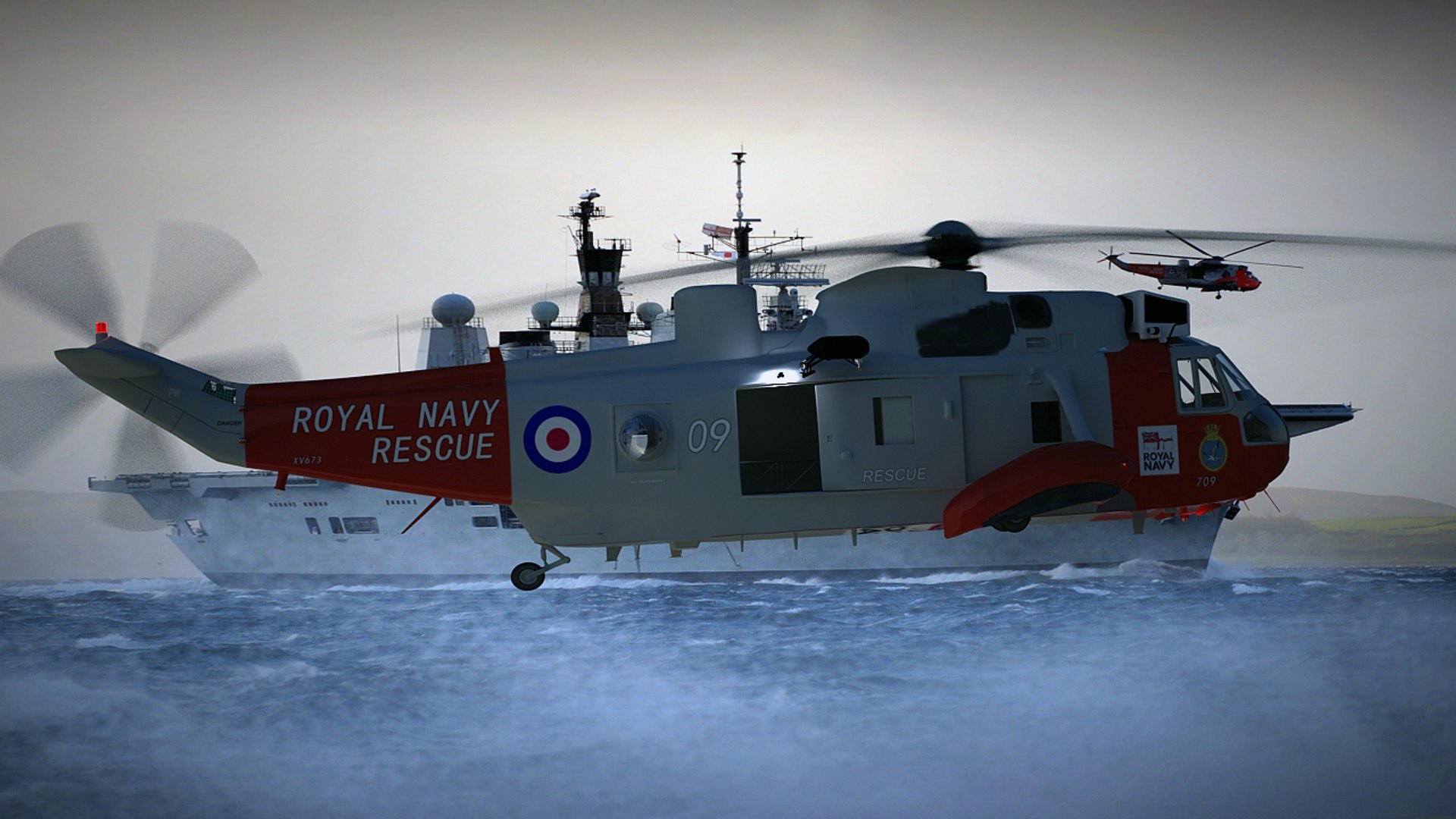 3d Model Sikorsky Westland Sea King