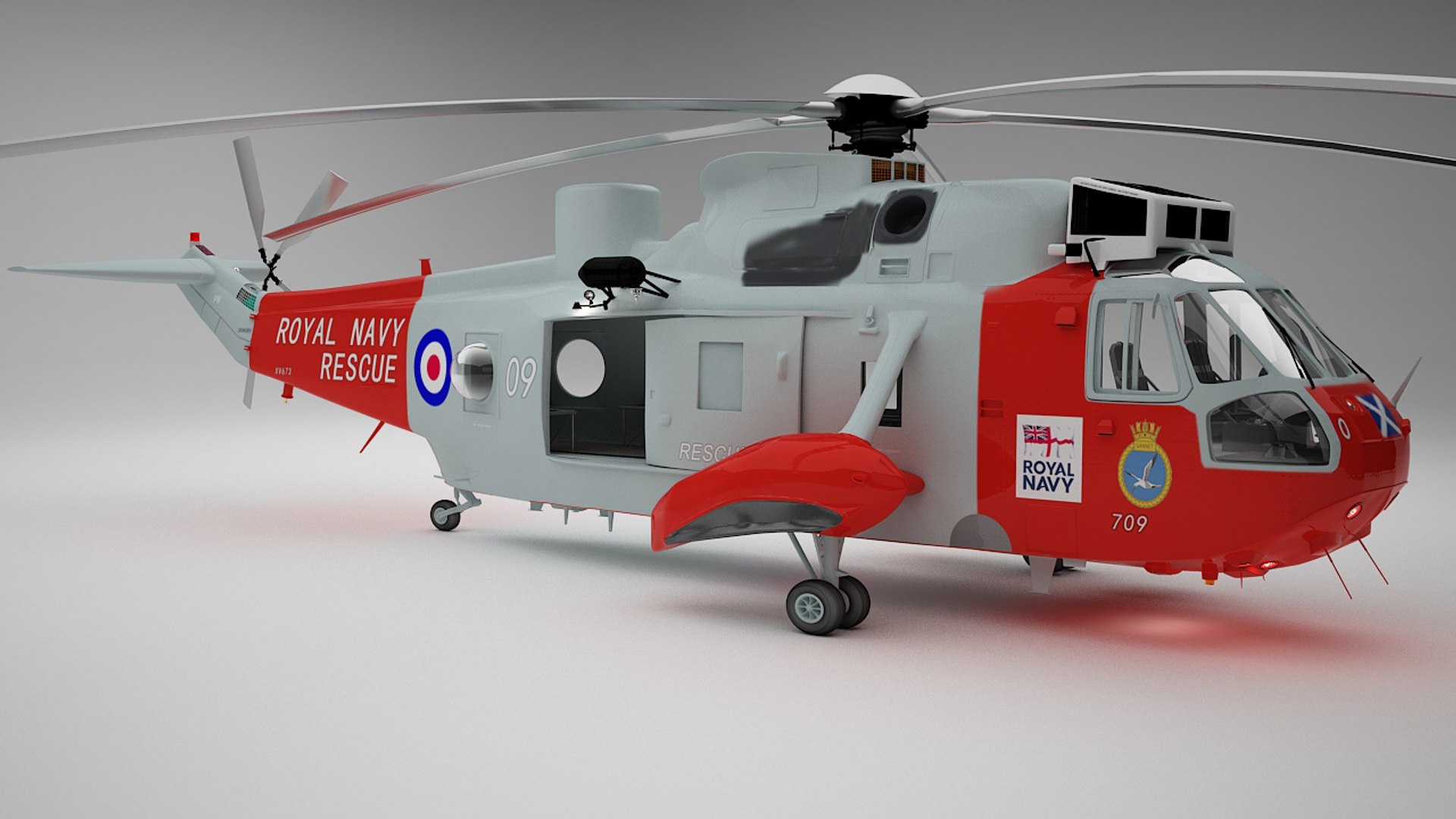 3d Model Sikorsky Westland Sea King