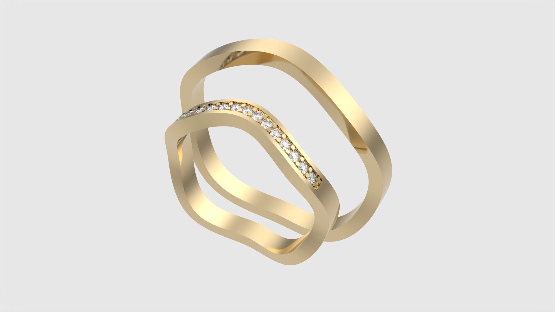 Twisted Infinity Ring With Pave Accents JDBCo 3D - TurboSquid 2339858