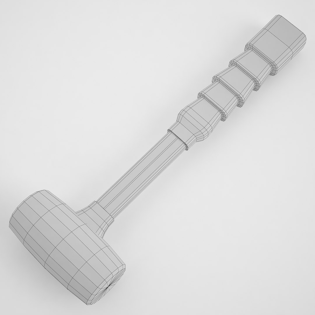 3d Aluminum Hammers Model