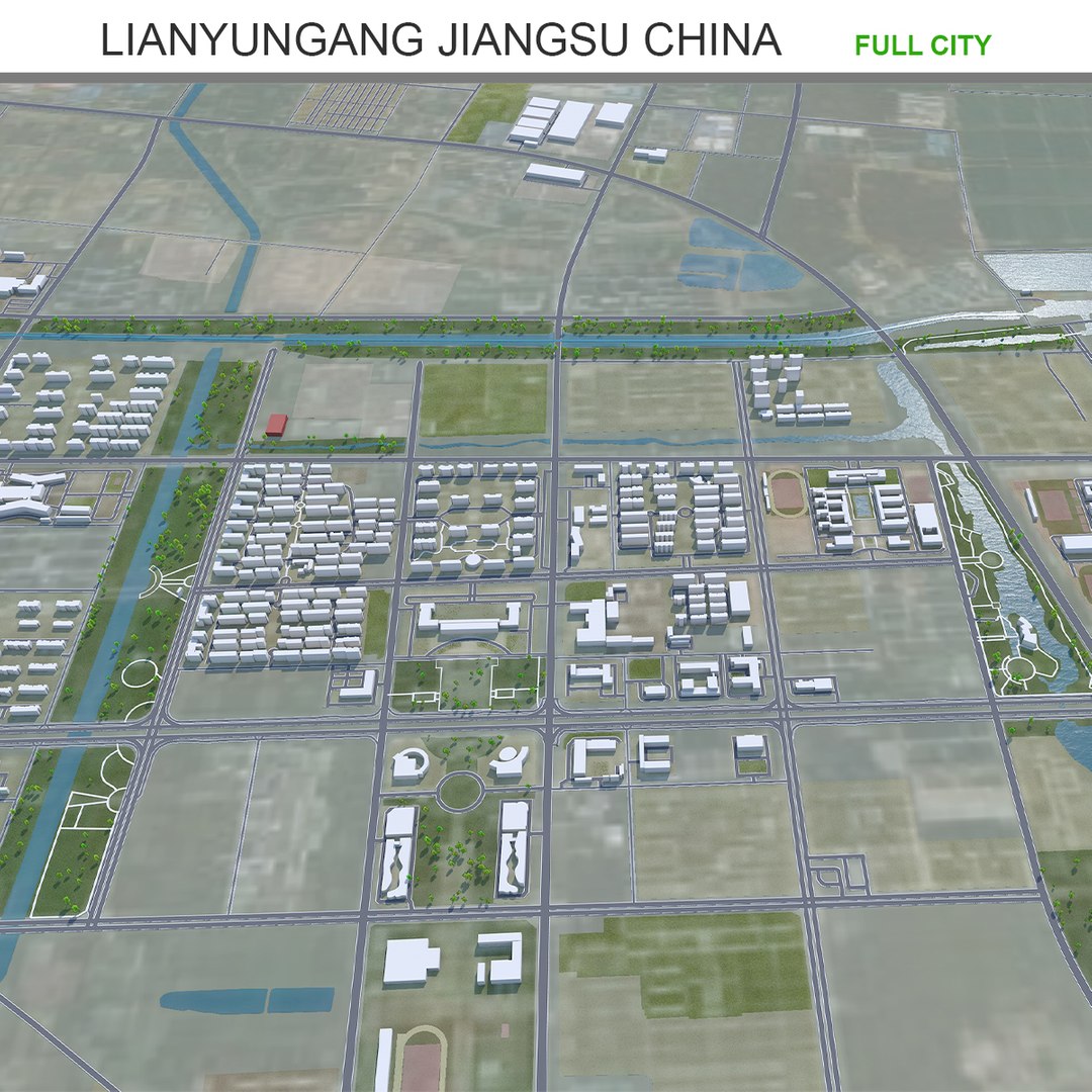 3D Lianyungang Jiangsu China Model - TurboSquid 2100484