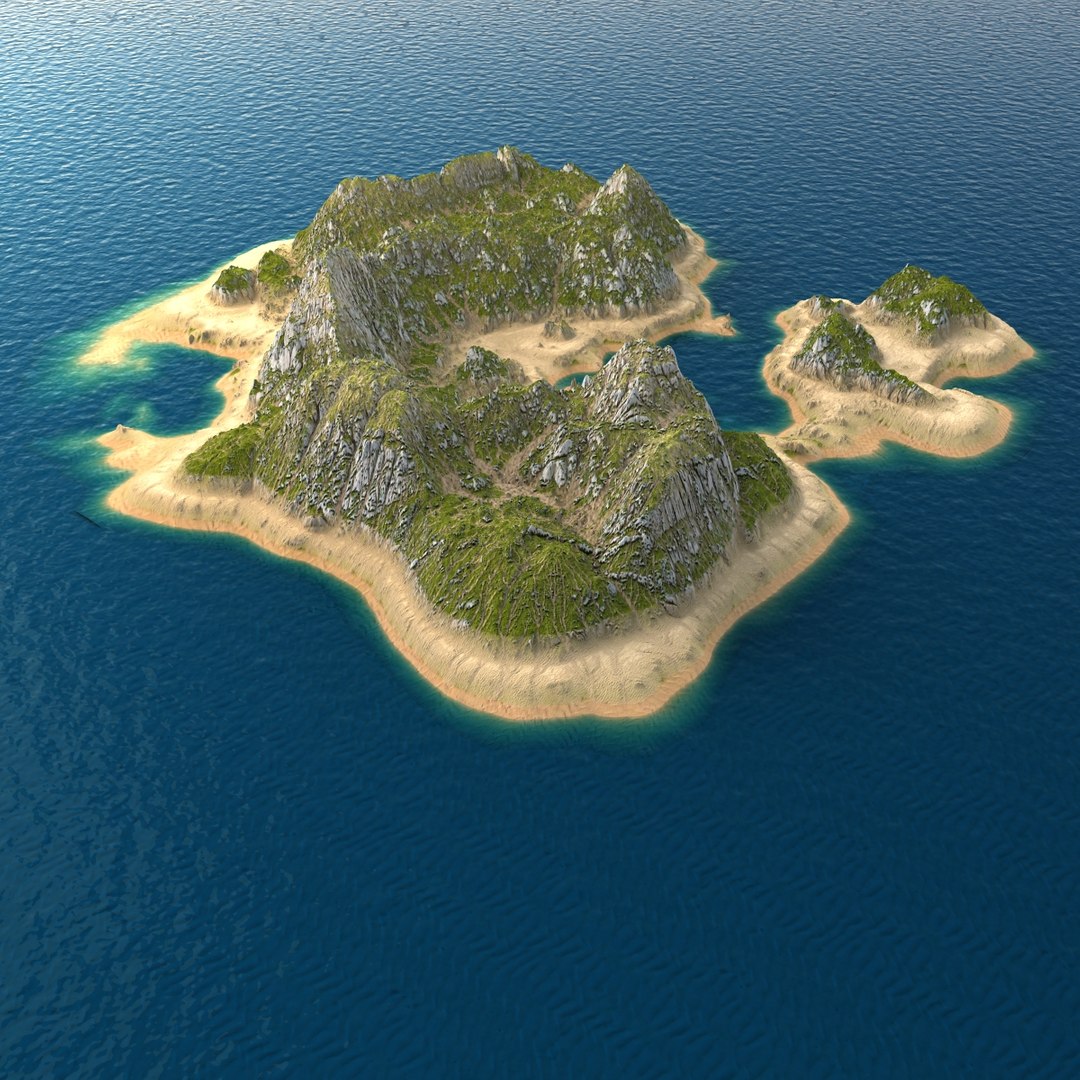 Tropical Island Terrain 8 Max
