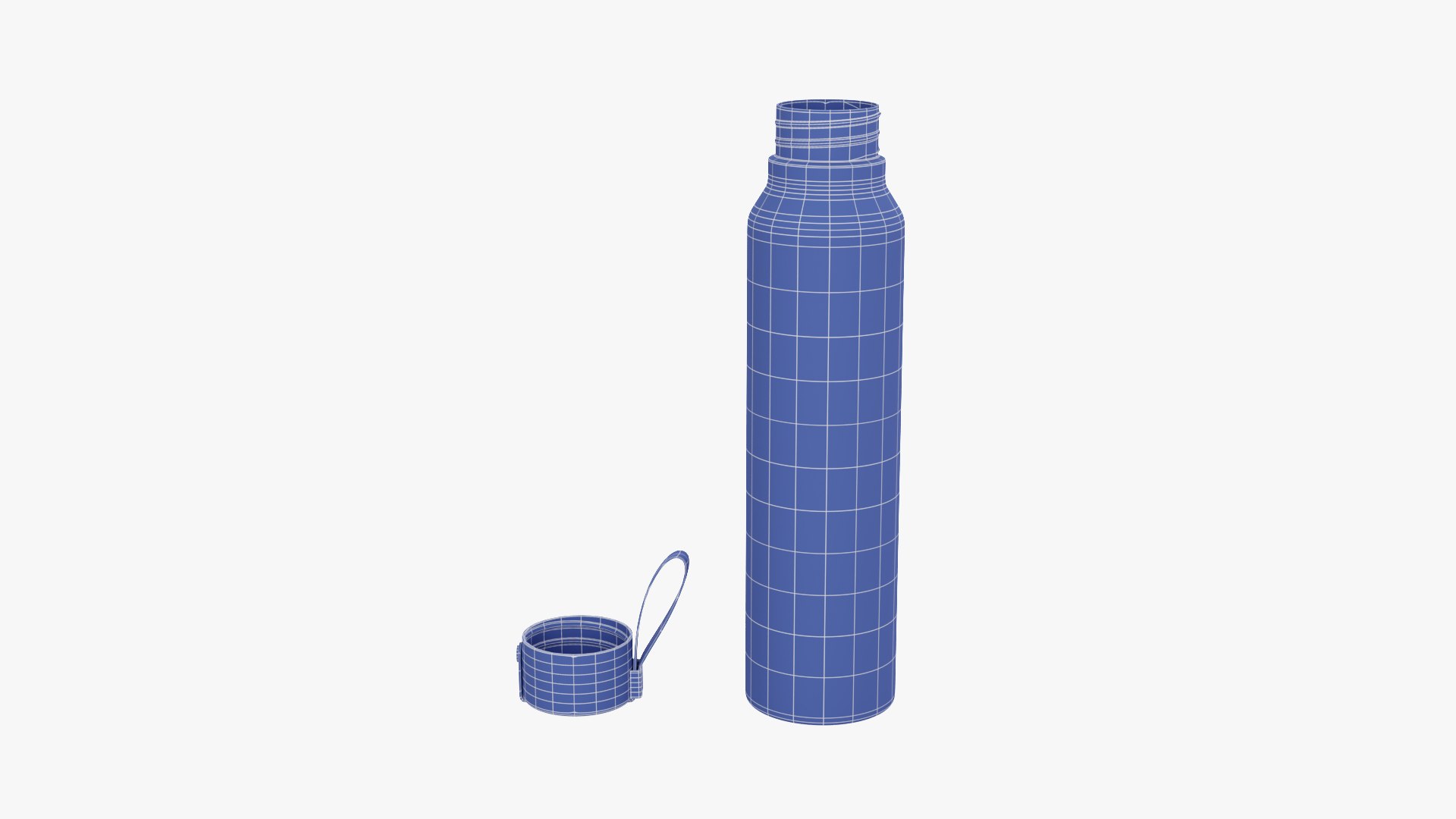 Sports Bottle Blue 3D Model - TurboSquid 2044743