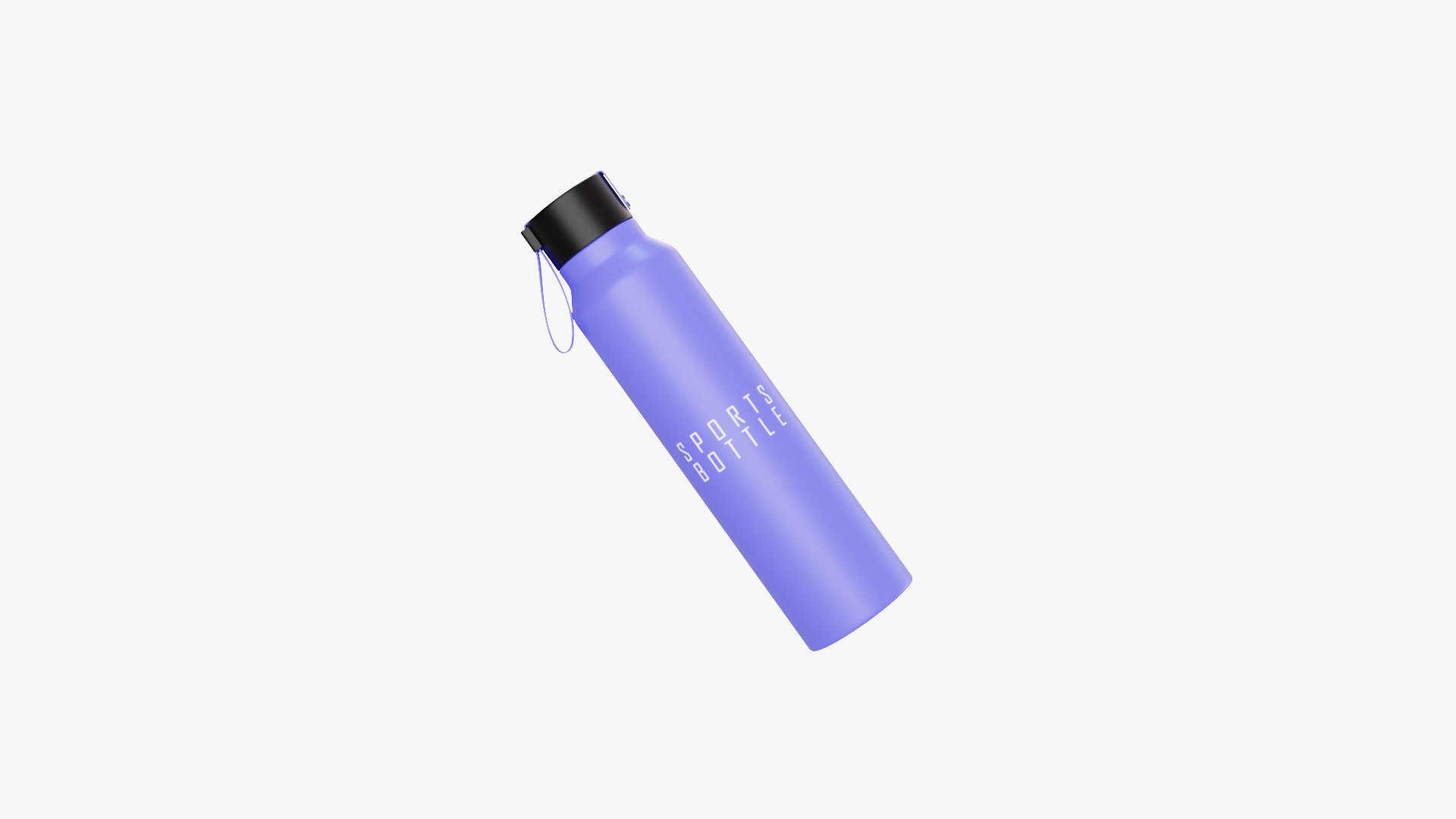 Sports Bottle Blue 3D Model - TurboSquid 2044743