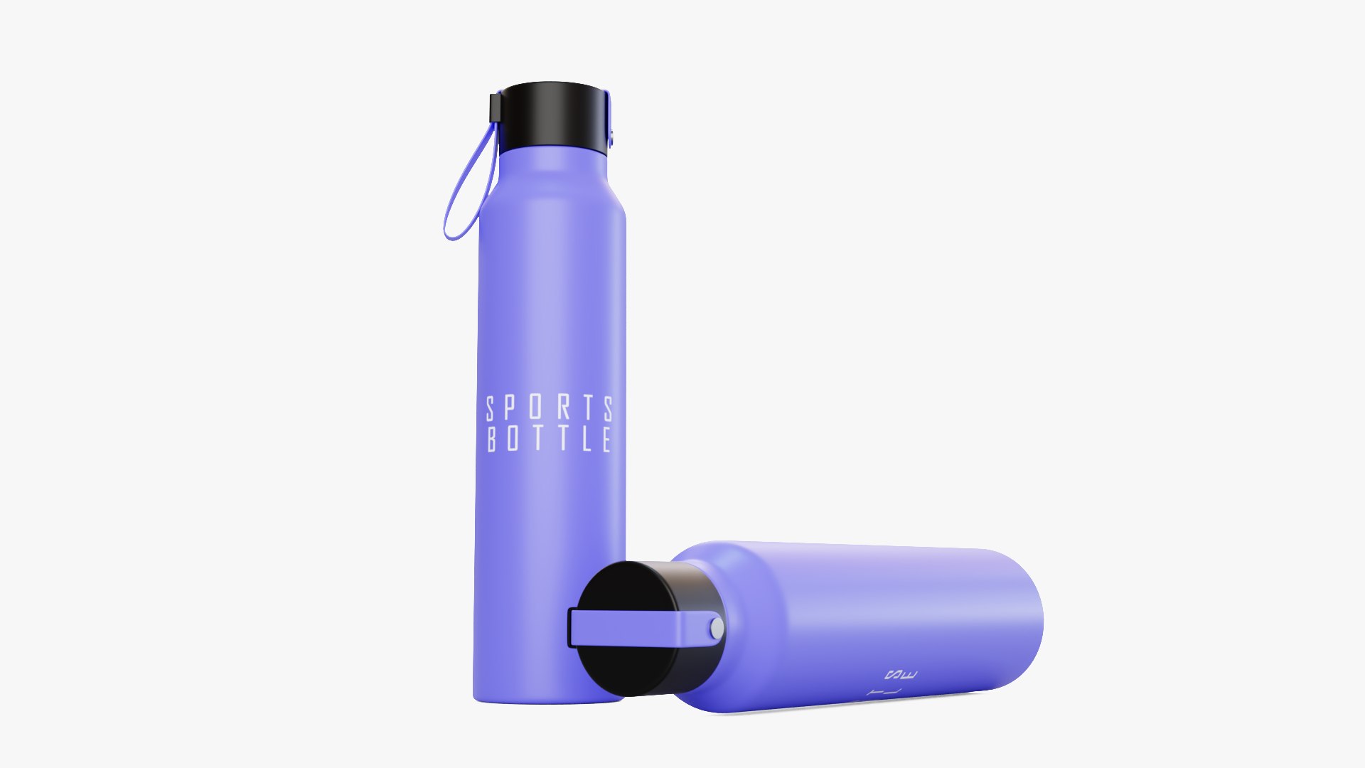 Sports Bottle Blue 3D Model - TurboSquid 2044743