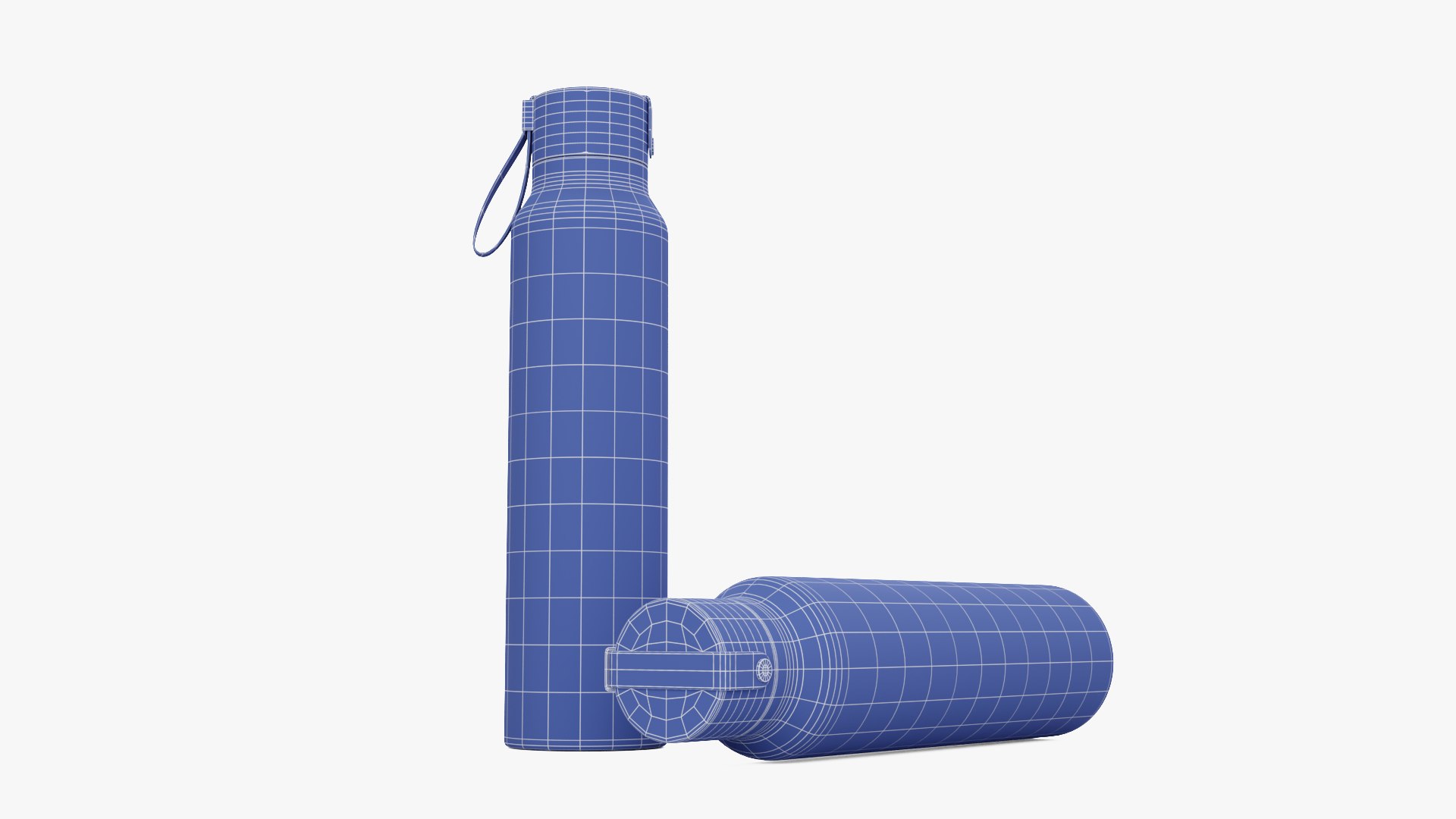 Sports Bottle Blue 3D Model - TurboSquid 2044743