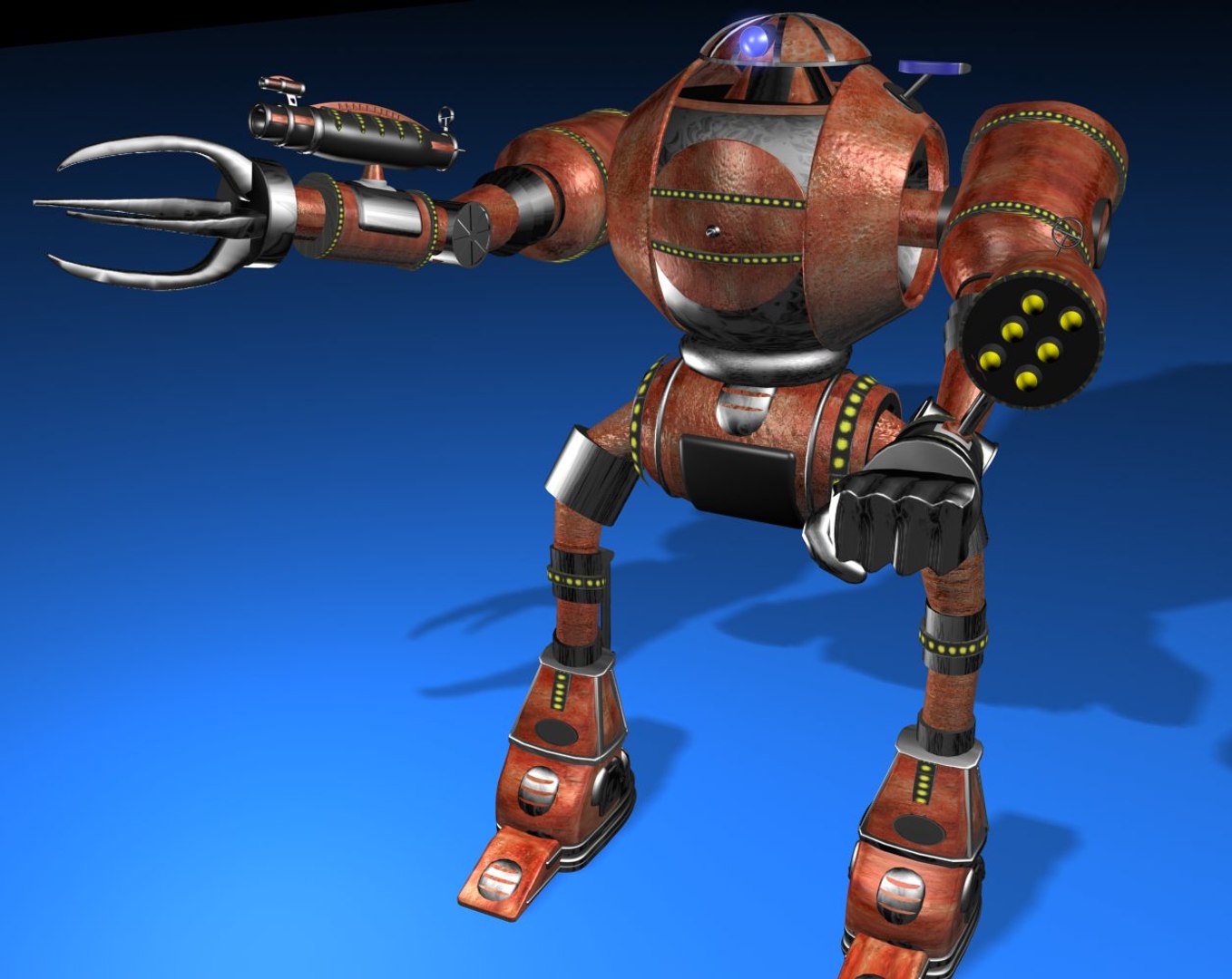 3d Giant Robot Model