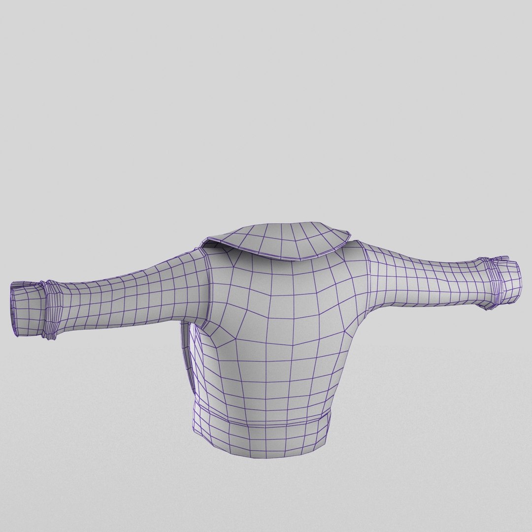 3d model of cartoon character girl body