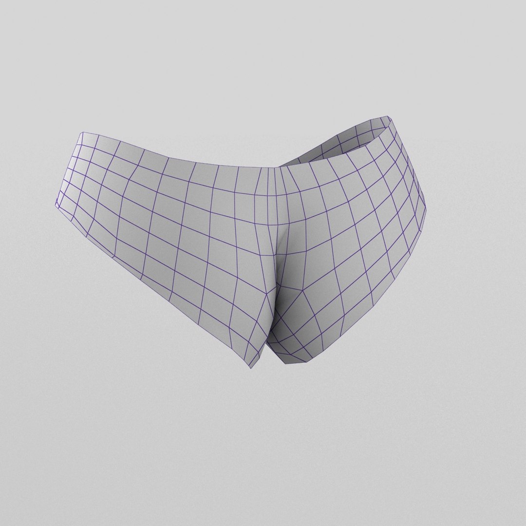 3d model of cartoon character girl body