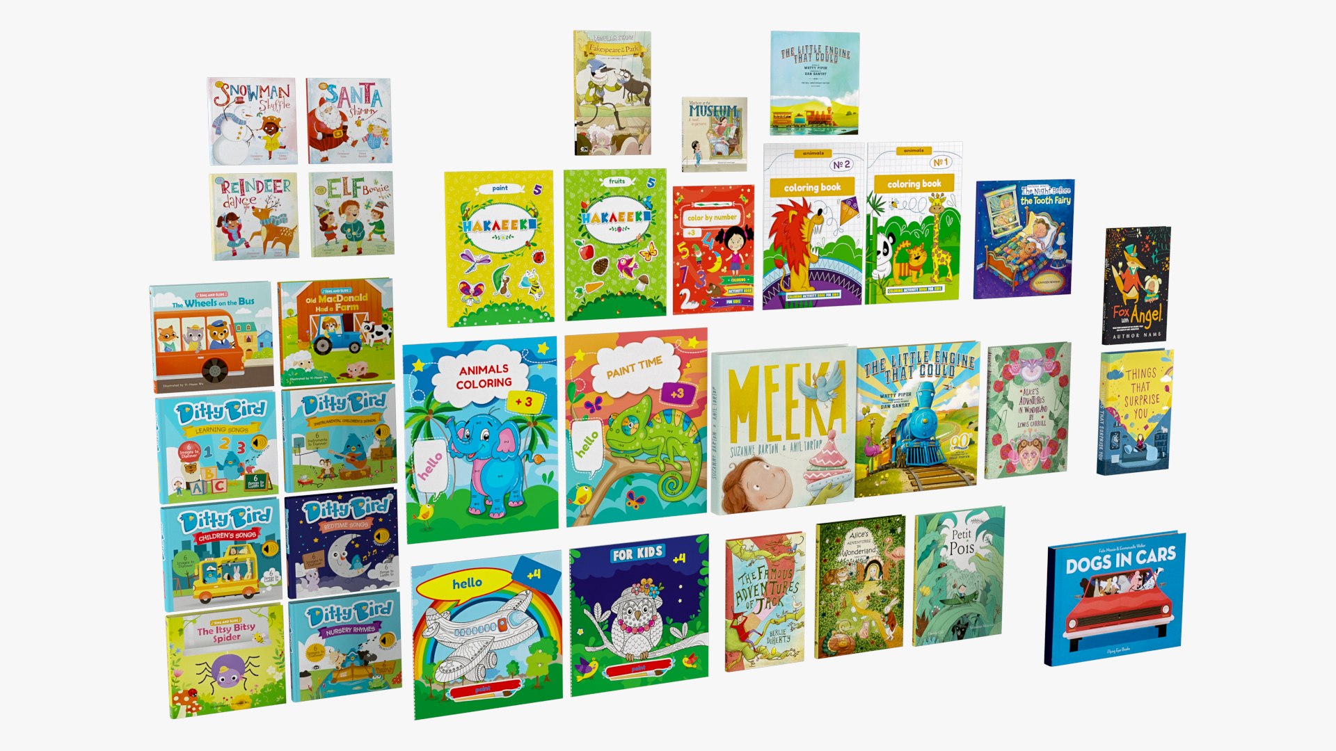 3D Books Kids - TurboSquid 1472611